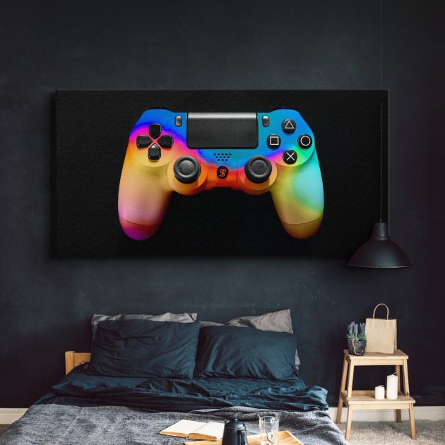 Indulge your interior with canvas prints Colorful Controller! CanvasWay.com