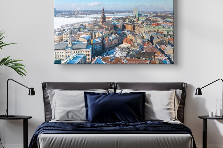 Your home longs for this canvas print Winter in Riga! | CanvasWay.com